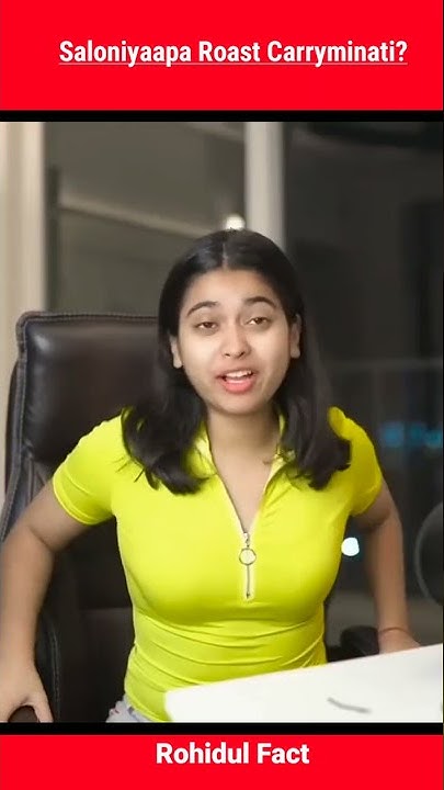 Saloniyaapa Roast Carryminati Carryislivefact Shorts Youtube
