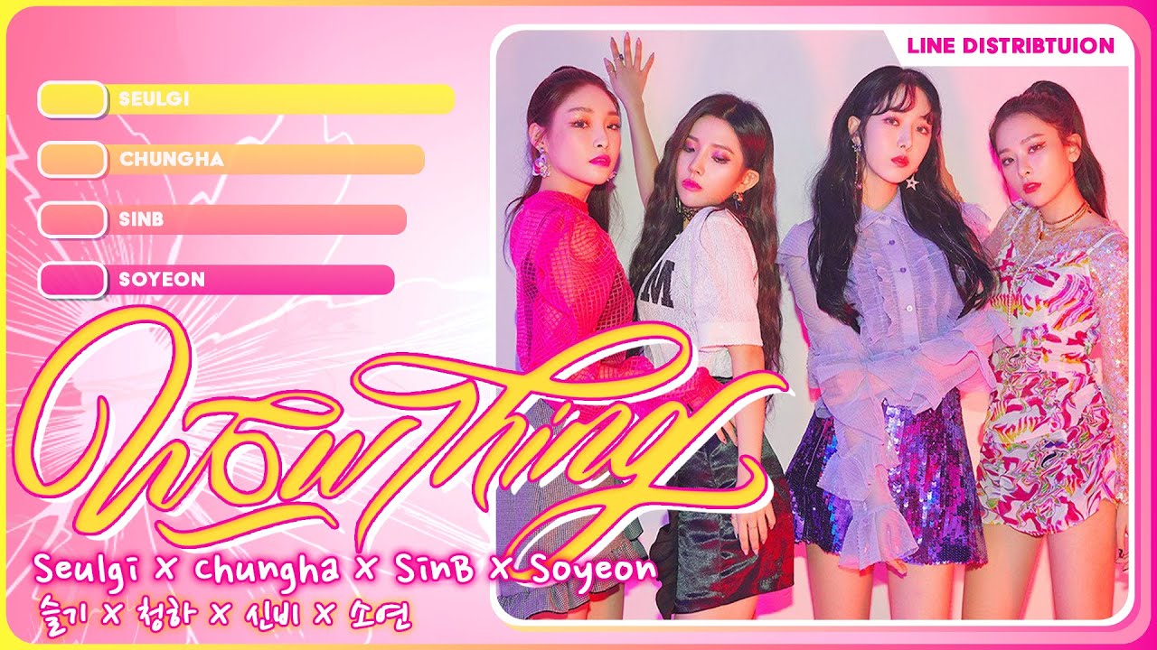 Seulgi X Chungha X SinB X Soyeon - 'Wow Thing' - (Line Distribution ...