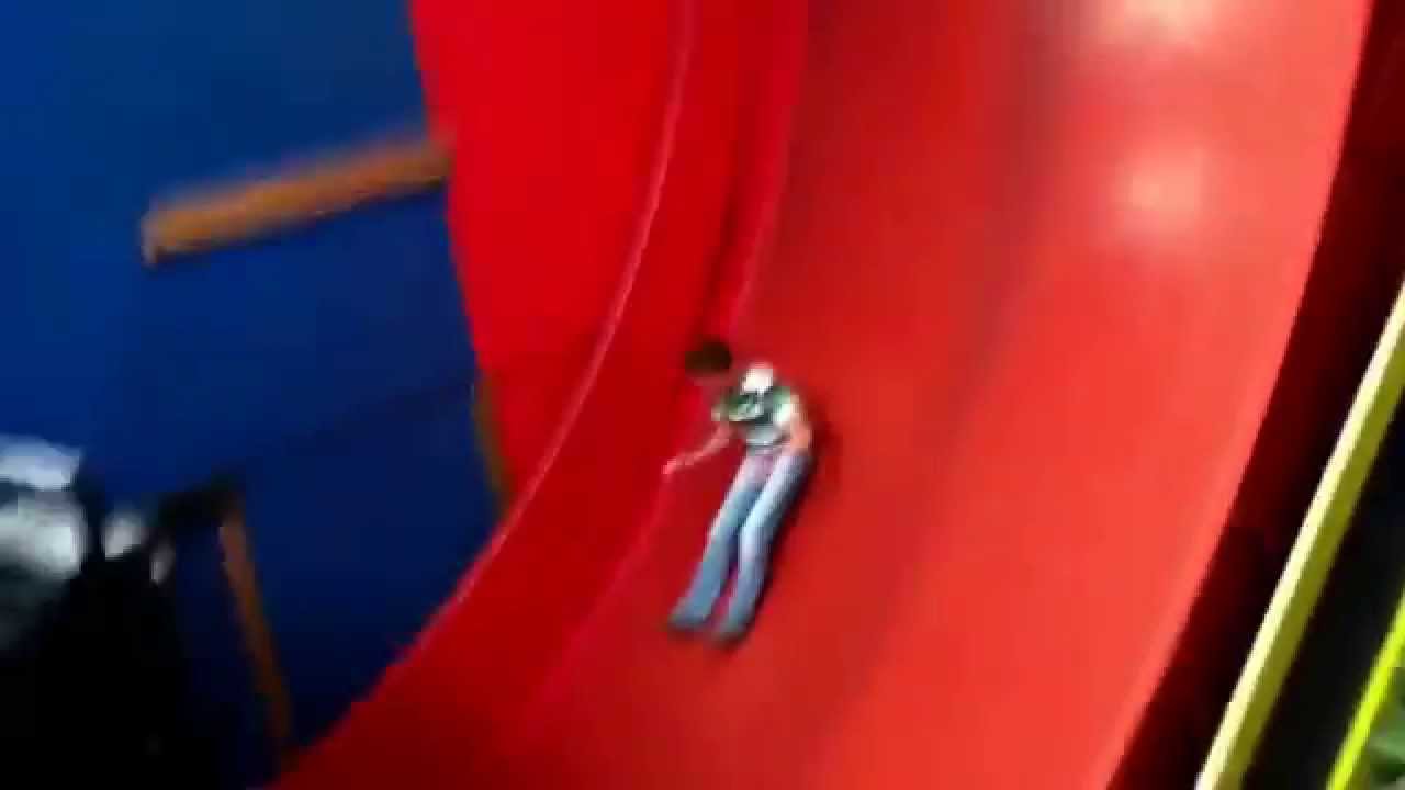 Devon's Crealy- Red Devil Slide- Higher Deck- Off- Slide Footage - YouTube