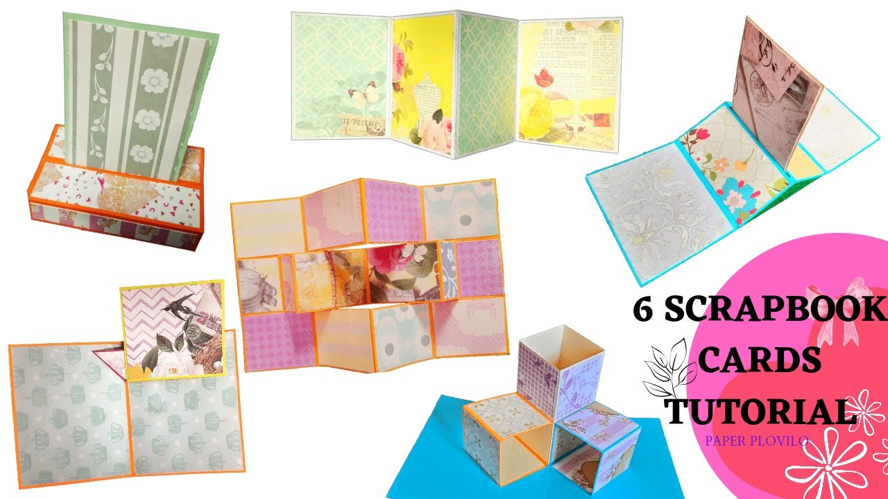 Scrapbook Cards Tutorial - YouTube