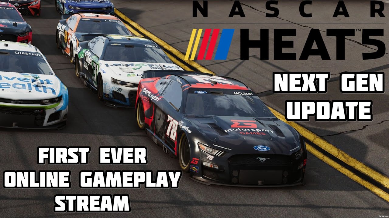 Nascar Heat 5 Next Gen Xbox Update First Ever Public Online Races LIVE ...