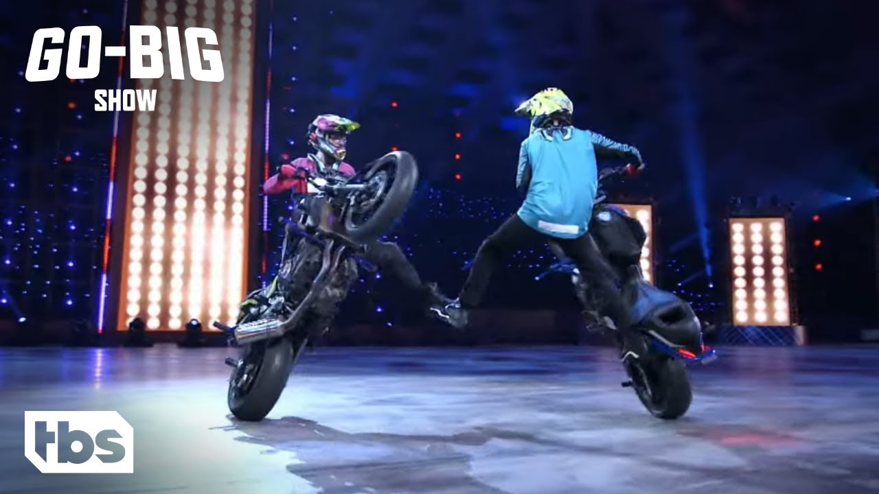 Go Big Show: Judges Assist With an Insane Motorcycle Trick (Clip) | TBS ...