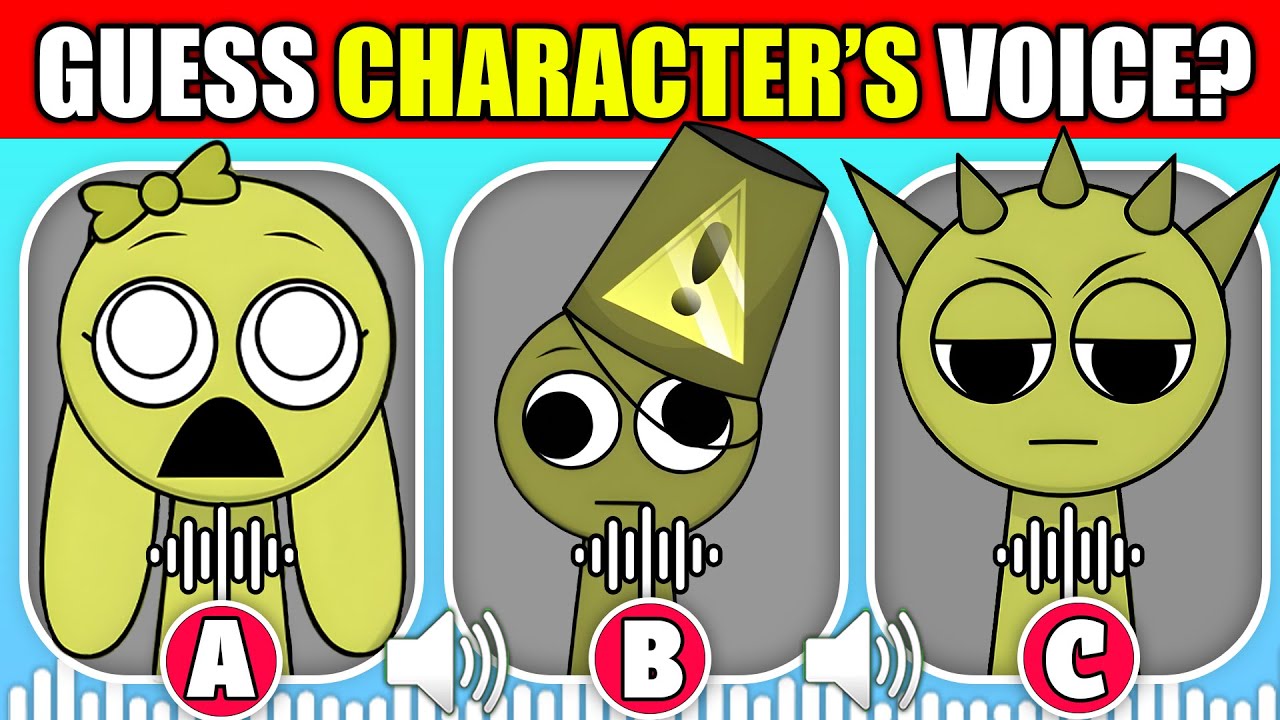 🔊 Guess The Incredibox Sprunki but in MUSTARD Characters by their VOICE ...