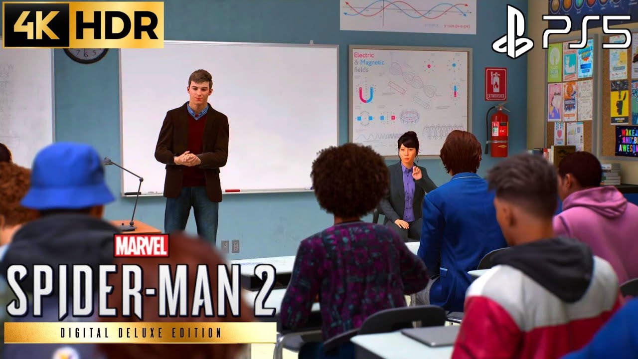 Spider man 2 Opening Cinematic Cutscenes 4K HDR | Spider Man 2 ...