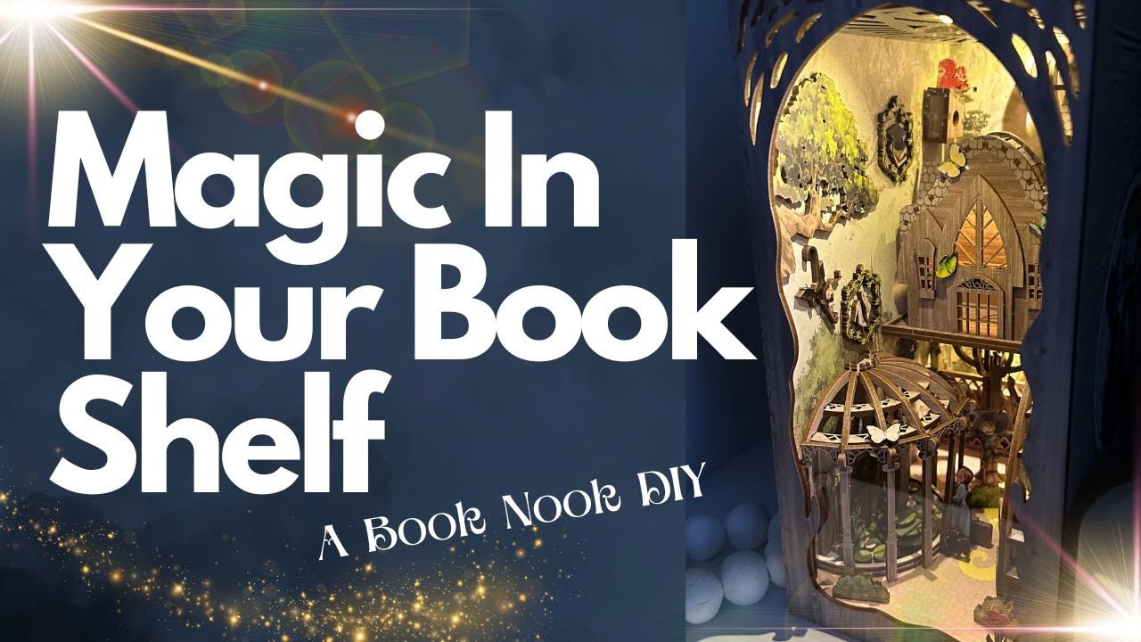 DIY Magical Miniature Book Nook 3D Puzzle Kit | Decorate Your Book ...