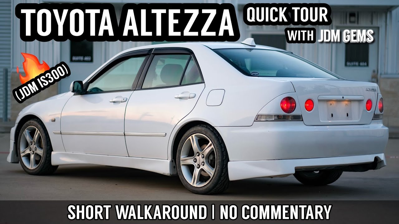 Toyota Altezza Quick Walkaround - YouTube
