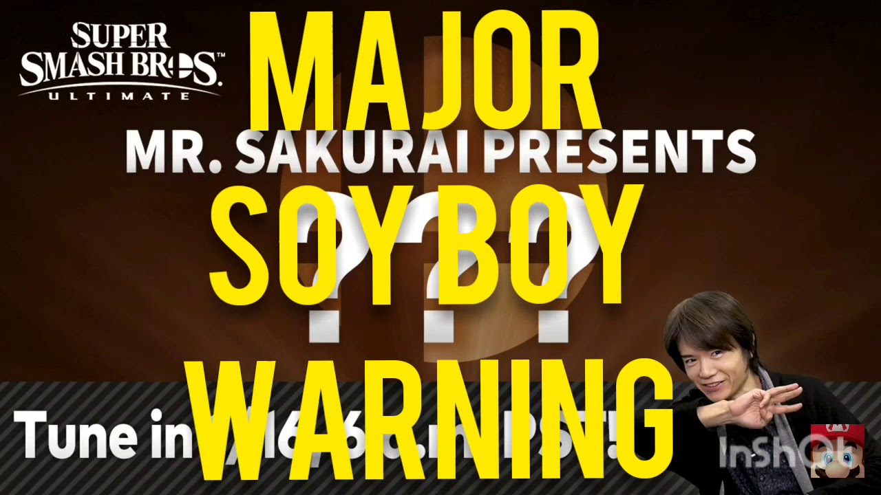 A Soy Boy Smash Bros Reaction - YouTube