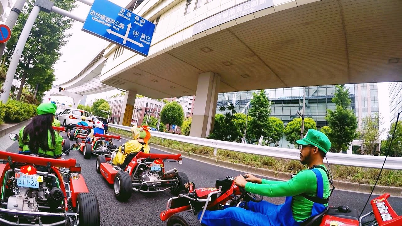 Real Life Mario Kart Tokyo | TravelBlog Japan - YouTube