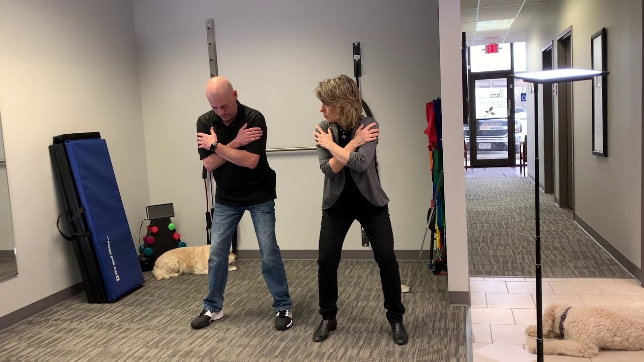 TPI Golf Screen Middle Back, Upper Body and Spine Rotation - YouTube