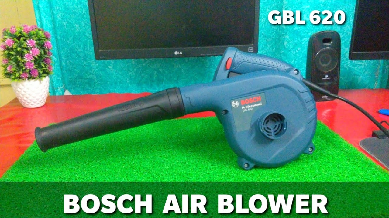 BOSCH AIR BLOWER GBL 620 for cleaning car home dust unboxing review ...