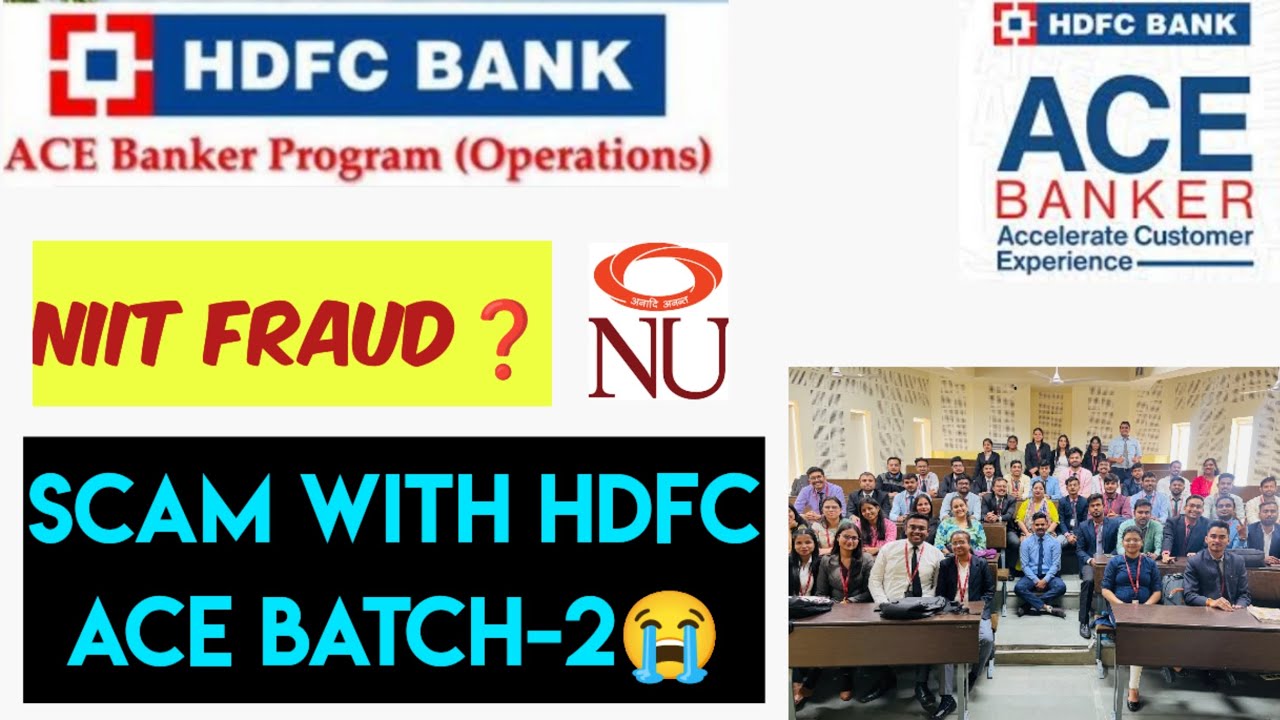 Things Before Applying HDFC ace ||NIIT fraud 80% Exam passing criteria ...