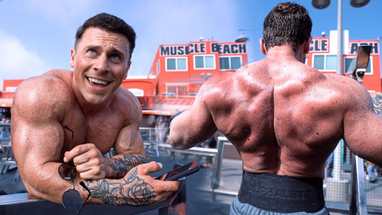 MUSCLE BEACH BACK WORKOUT - YouTube