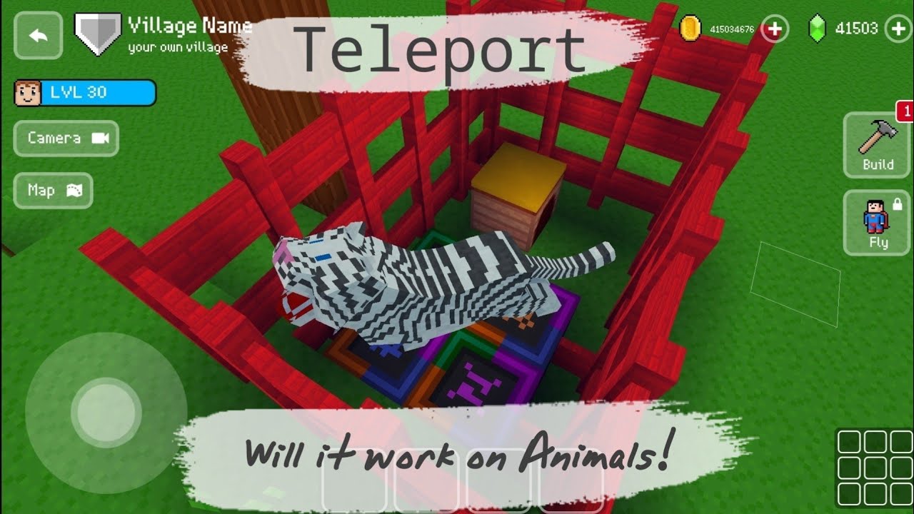 Teleport - Block Craft 3d: Building Simulator Games for Free - YouTube