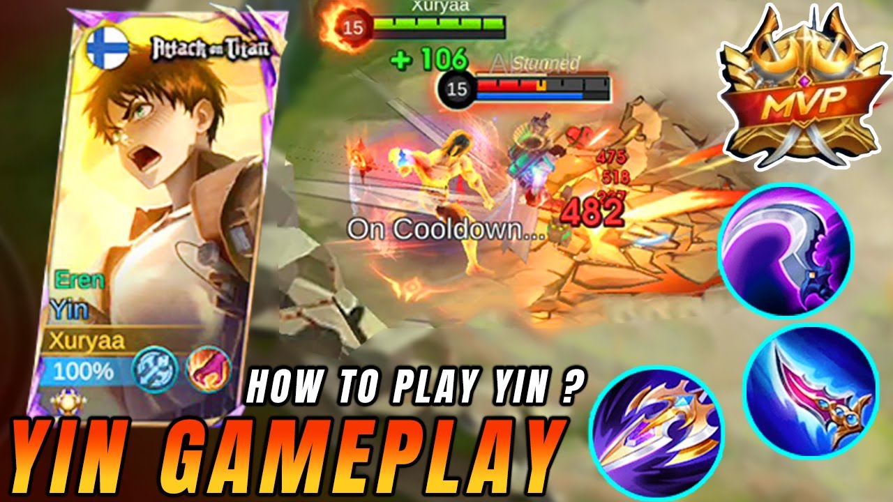 YIN %100 FAST TARGET KILL | ⚡ YIN BEST ARMOR PIERCE BUILD ⚡ - MLBB YIN ...