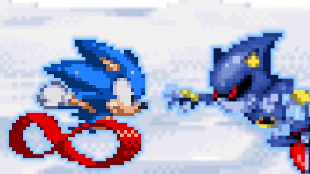 SONIC VS METAL SONIC - SONIC OVA (SPRITE EDITION) - YouTube