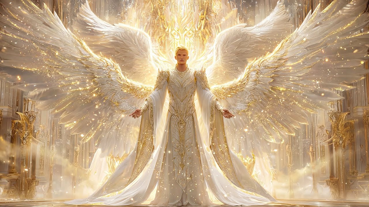 Celestial Grace: The Angel's Divine Ascendance in the Golden Palaces of ...