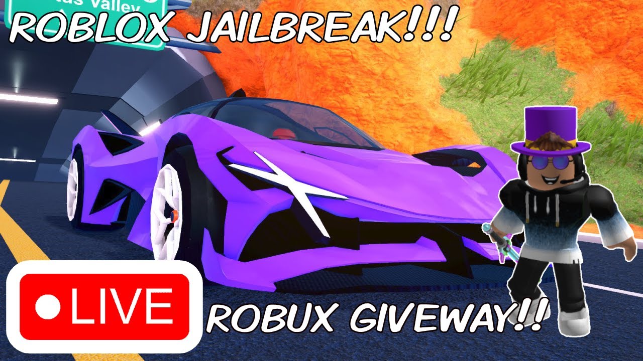 IM Back!!! Roblox Jailbreak Doing Contracts+Robux Giveaway at 1.21k ...