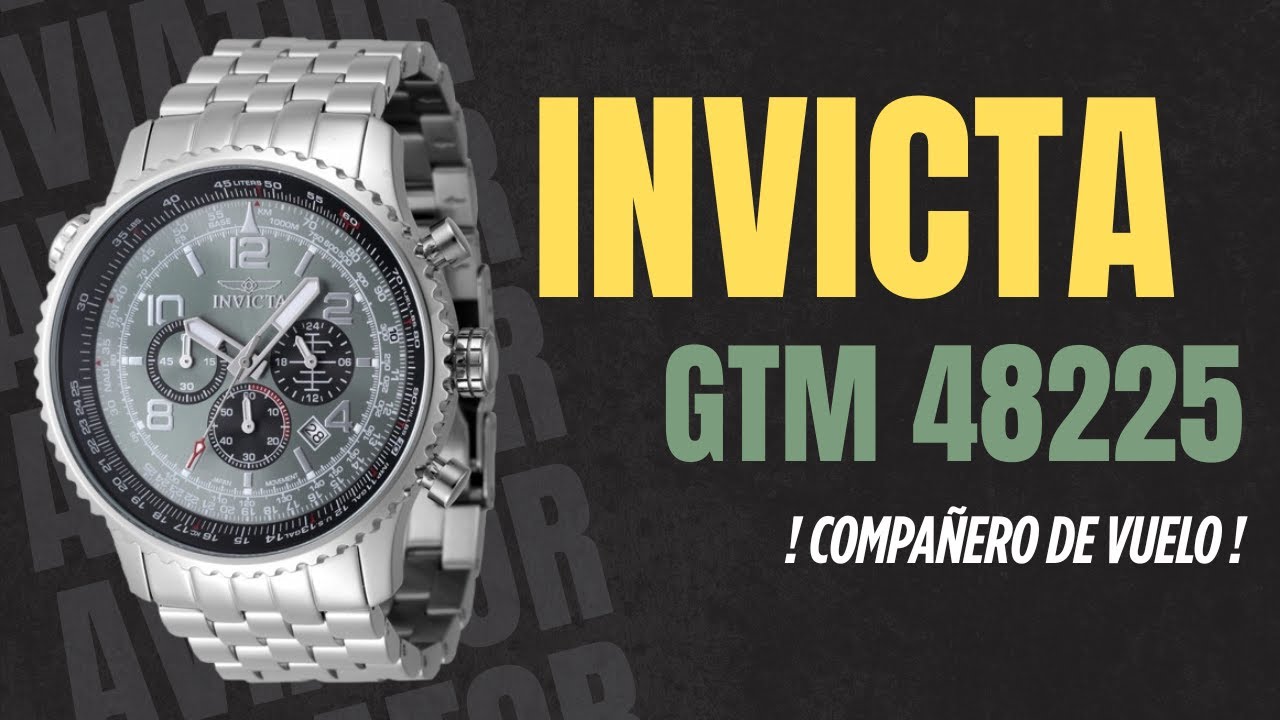 Reloj Invicta GTM 48225 Para Hombre #acero - YouTube
