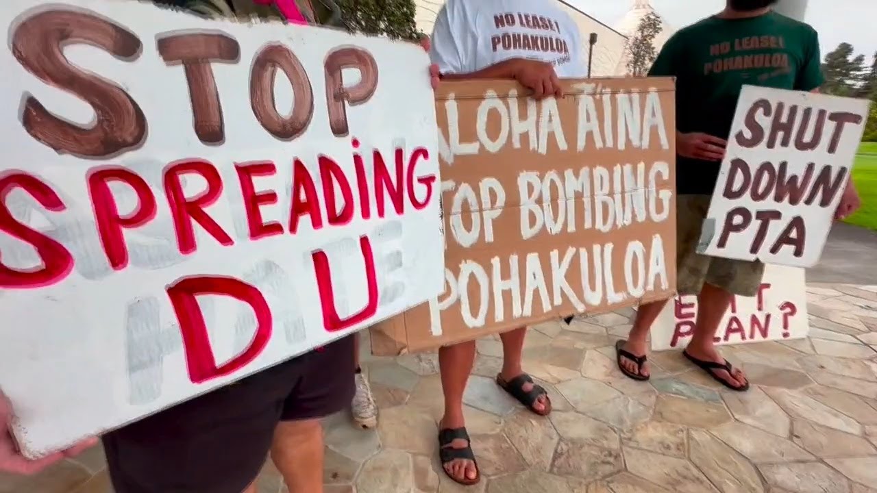 Army looks to extend Pohakuloa lease past 2029, faces opposition - YouTube