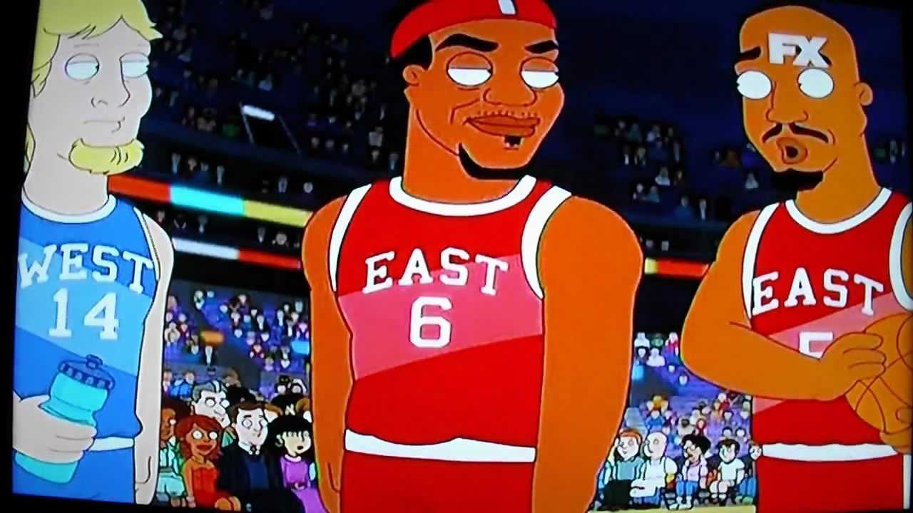 The Cleveland Show 2ª temporada - trecho com Jogadores da NBA no All ...