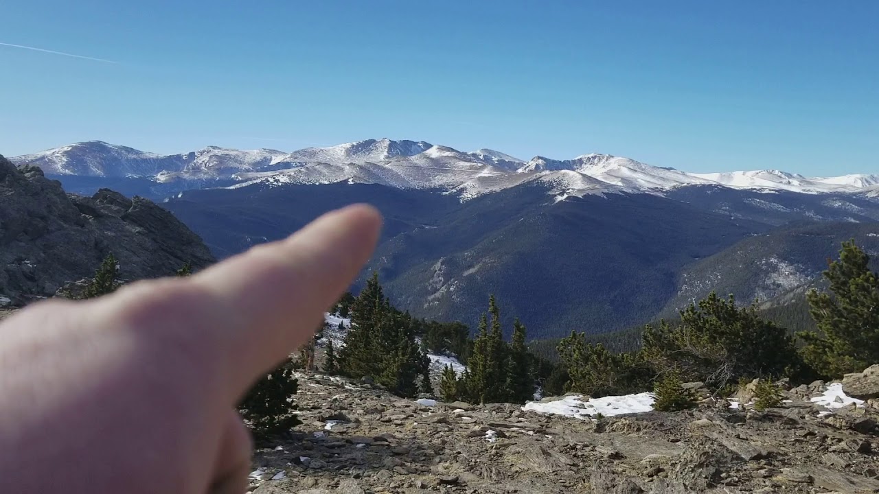 Chief Mountain, Colorado. 11,709 Feet. Winter Summit. - YouTube