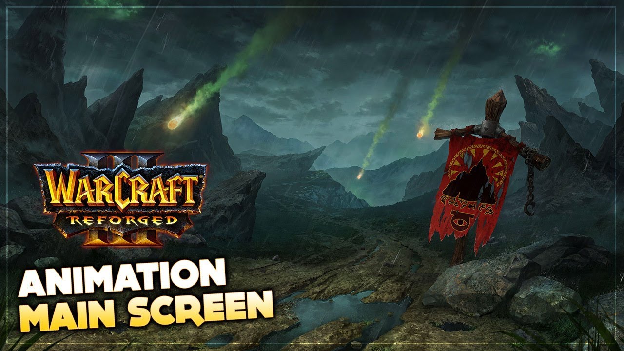 Warcraft III Reforged Main Screen - YouTube