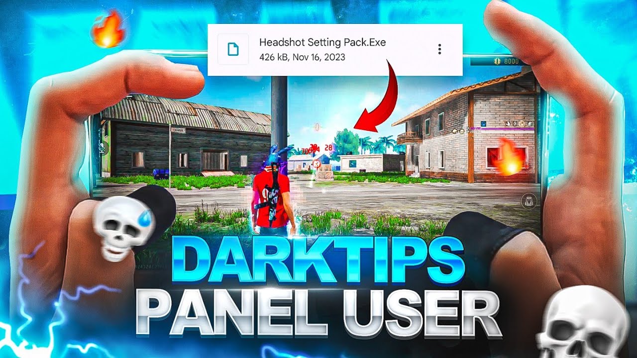 Darktips's 7Year Old AntiBan Headshot PANEL ☠️🥶 | Best Headshot Panel ...