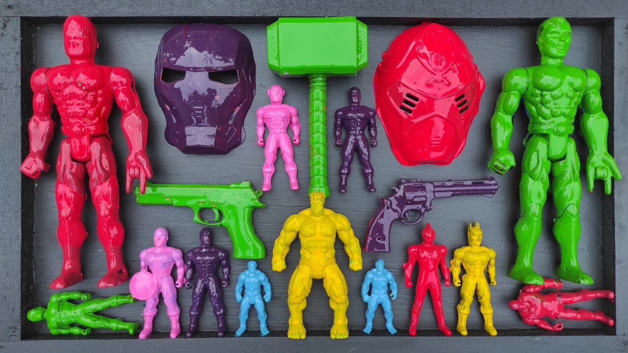 Superhero and Guns toys Revolver,Glock pistol,Power rangers,Spiderman ...