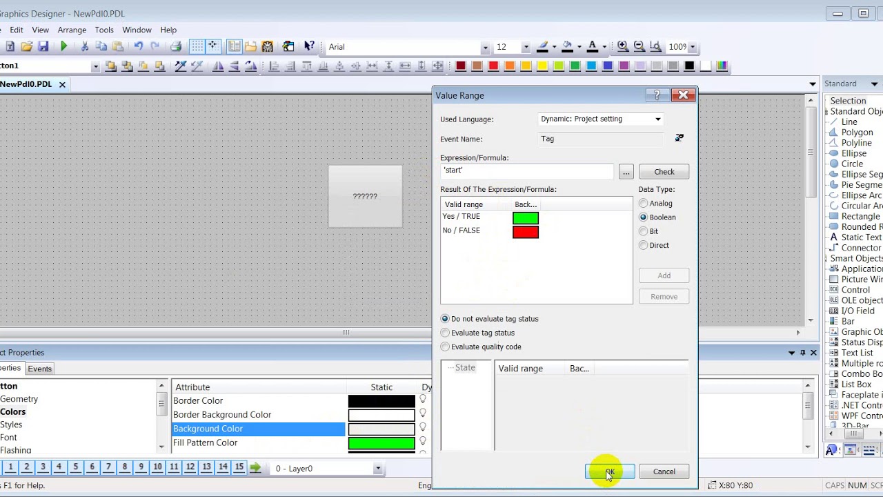 toggle and momentary buttons in scada - YouTube