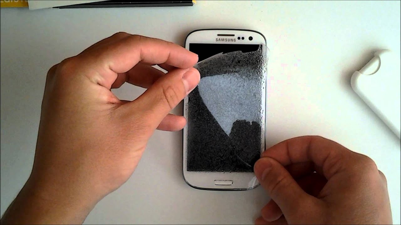 Zagg Invisible Shield for Samsung Galaxy S3 - YouTube