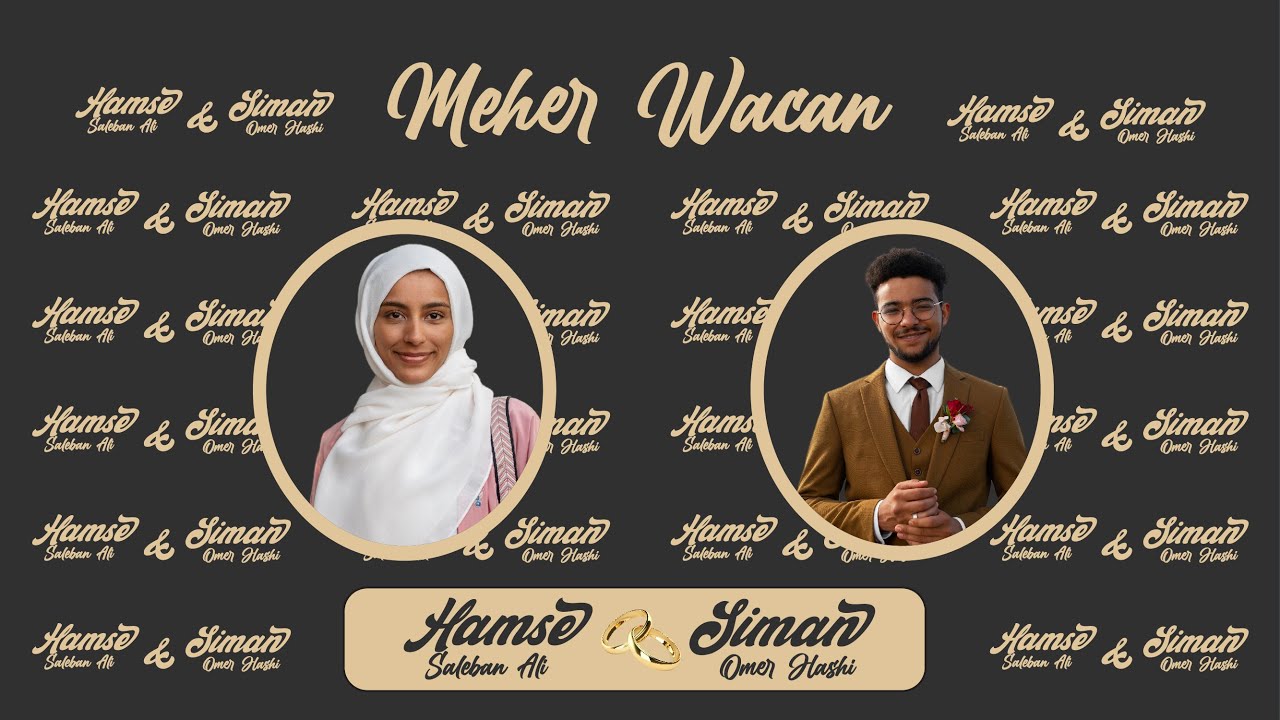 Meher Wacan Background Wedding - YouTube