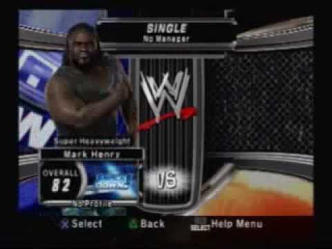 Smackdown vs Raw 2007 roster - YouTube