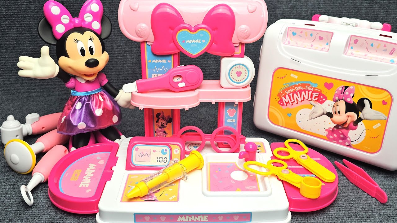 Disney Minnie Mouse Doctor Playset [LU-706] Satisfying with Unboxing ...