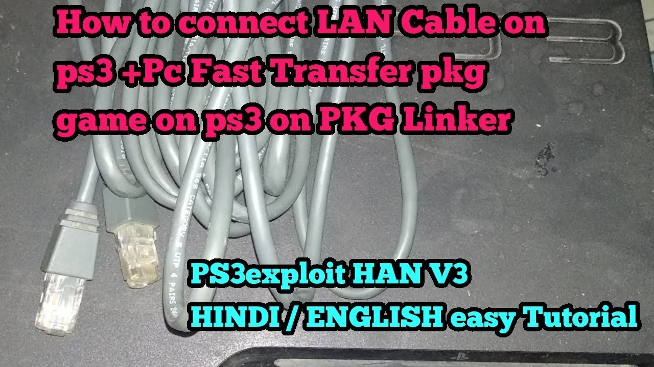 how to fast transfer 4gb over pkg game from pc to ps3 via ethernet ...