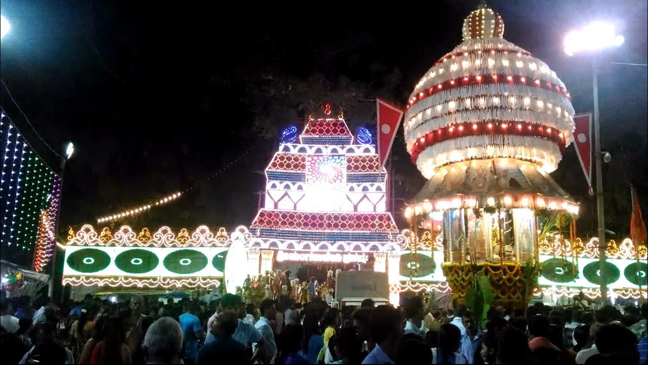 Mangalore Dasara 2017 - Vijayadashami Rathotsava at Mangaladevi - YouTube