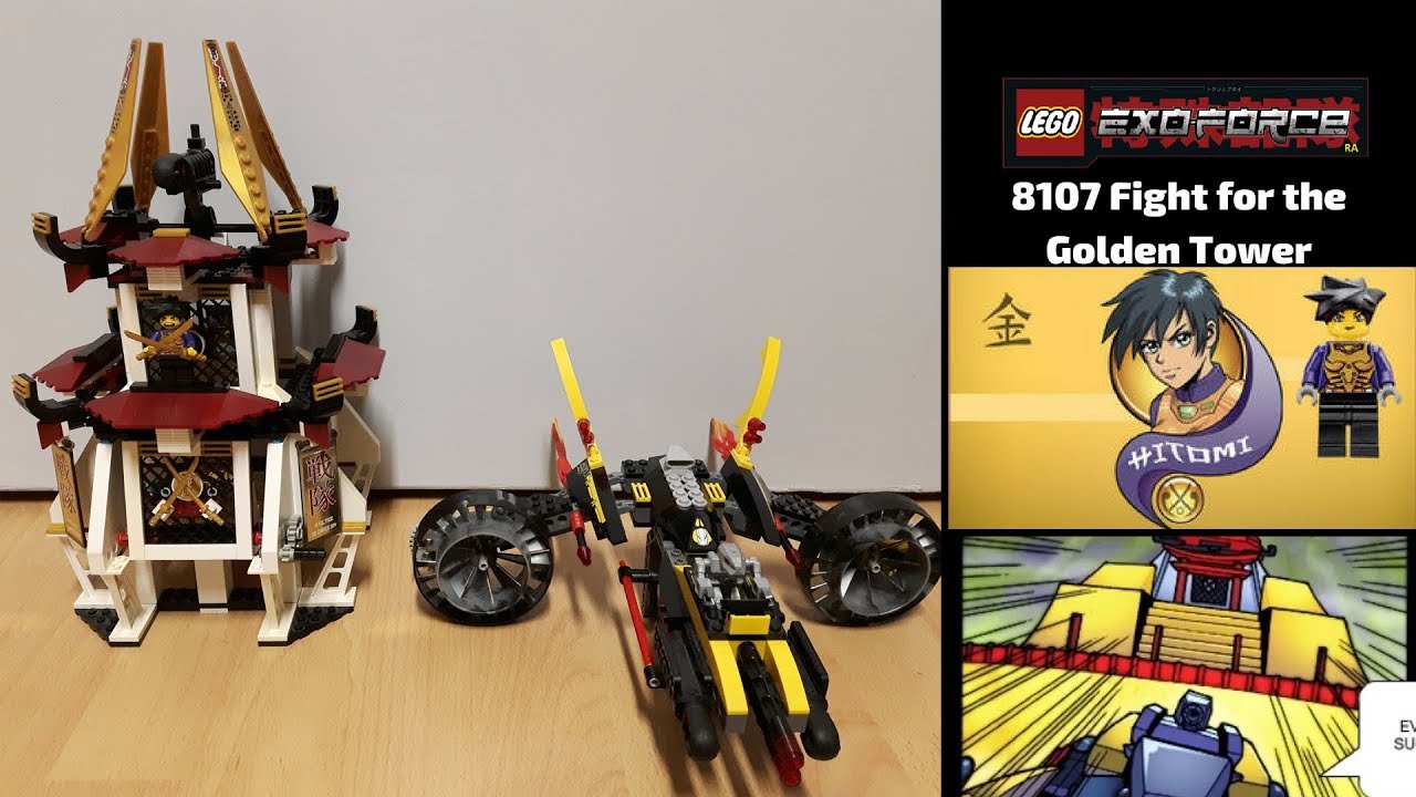 Lego Exo-Force 8107 Fight for the Golden Tower - YouTube
