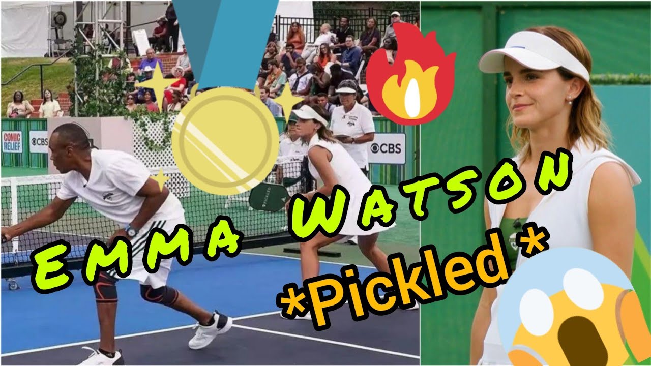 Emma Watson and Celebrities pickled ️😂🙈🤘 Pickleball's Time to Shine # ...