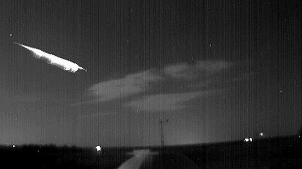 Four fireball meteors crossed the sky over the US and Europe on Tuesday ...