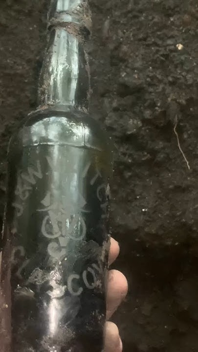 j&w veitch Glasgow beer or stout found bottle digging Scotland - YouTube