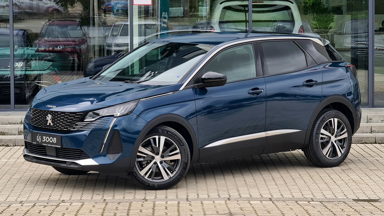Peugeot 3008 Allure Pack 1.2 PureTech 130 EAT8 Celebes Blue - YouTube