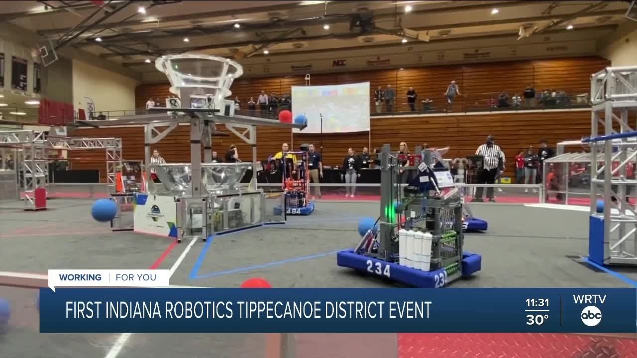 FIRST Indiana Robotics District event - YouTube