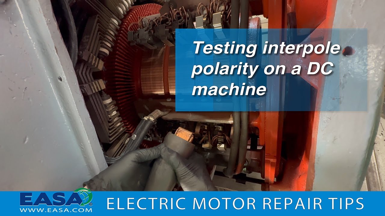 Testing Interpole Polarity on a DC Machine - YouTube