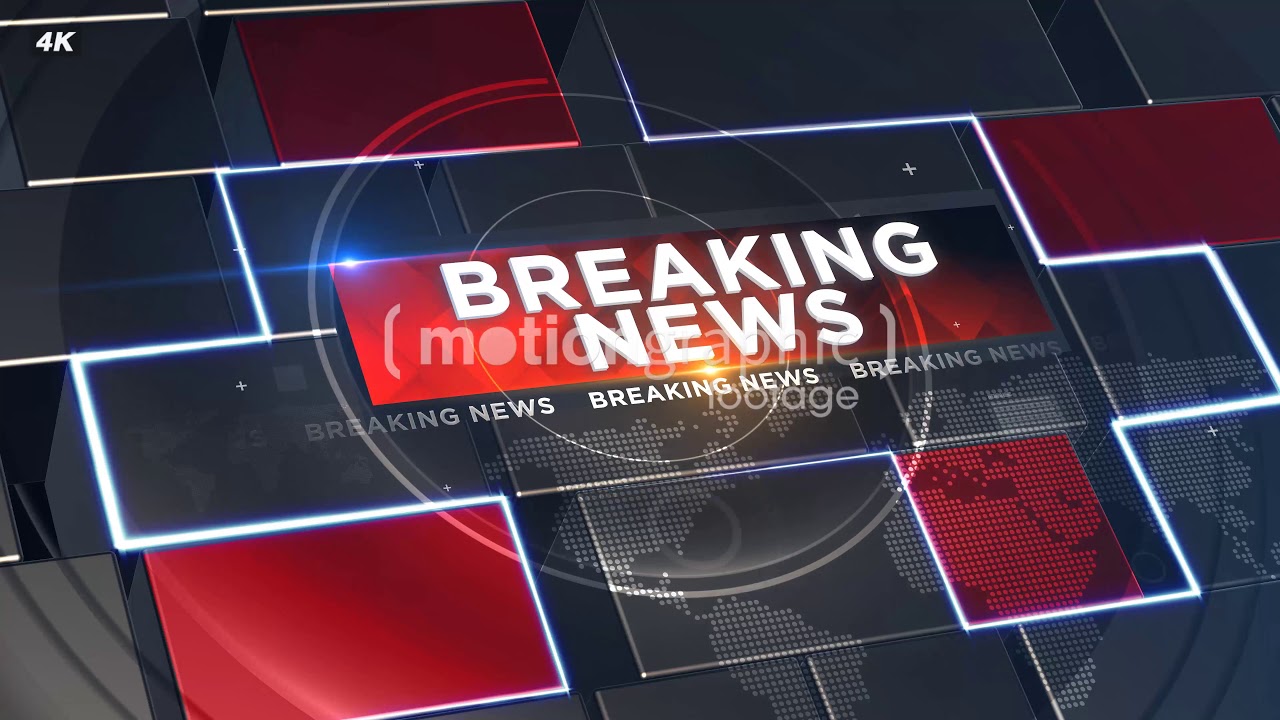 Breaking News Background 4K - Motion Graphic - YouTube