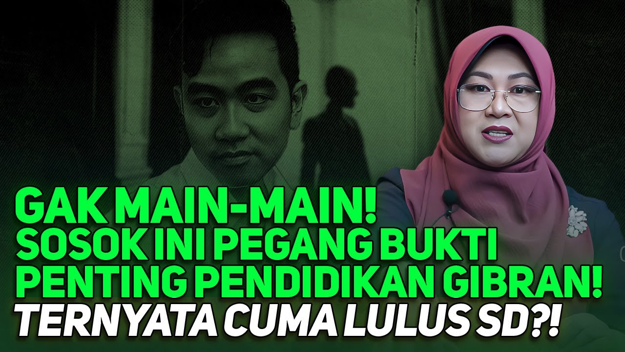 GAK MAIN-MAIN! SOSOK INI PEGANG BUKTI PENTING PENDIDIKAN GIBRAN ...