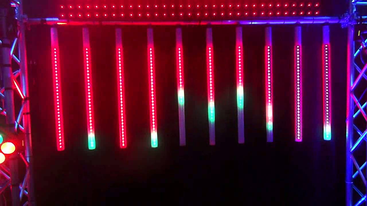 NEW ADJ Pixel Tube 10 System at Mobile Beat Las Vegas 2014 - YouTube