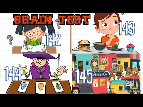 brain test english level 142 143 144 145 - YouTube