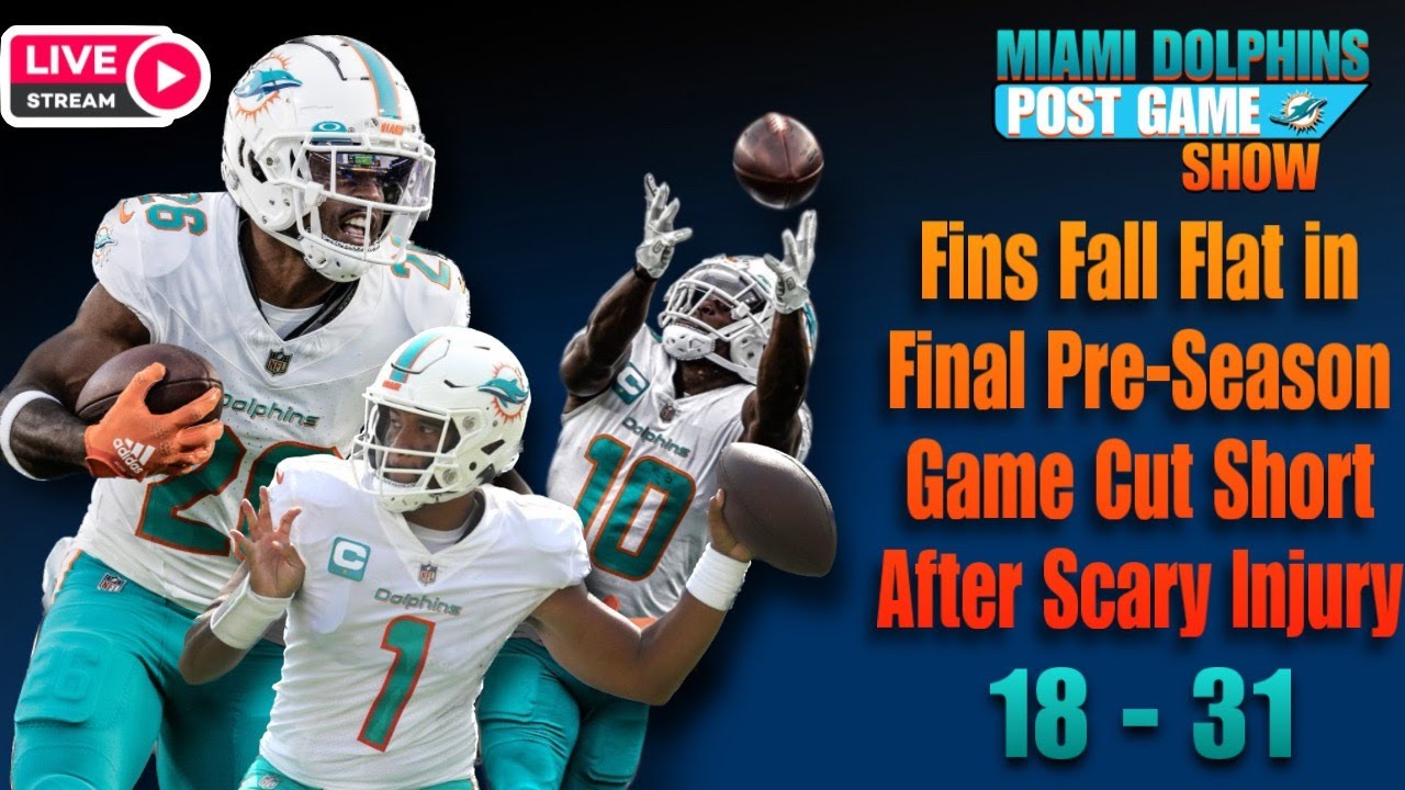 Miami Dolphins Post Game Show: Fins Fall to Jax 18-31 - YouTube