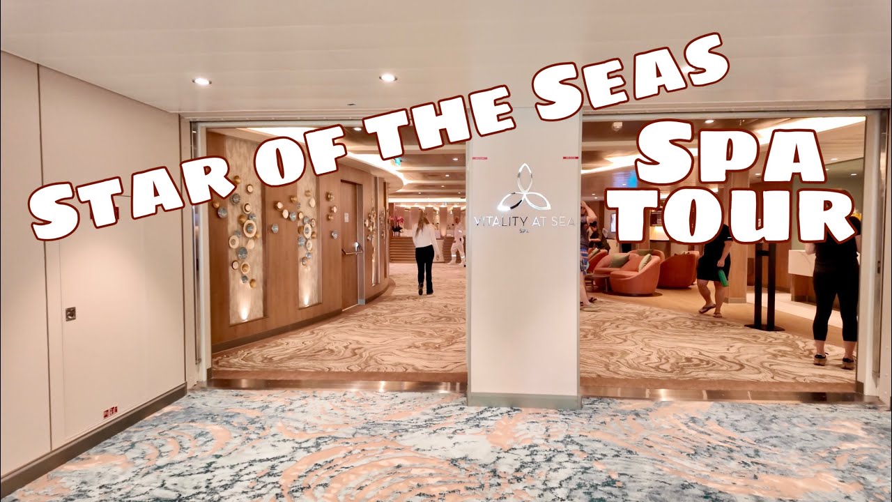 STAR OF THE SEAS VITALITY AT SEA SPA TOUR | THE D&Q EXPERIENCE - YouTube