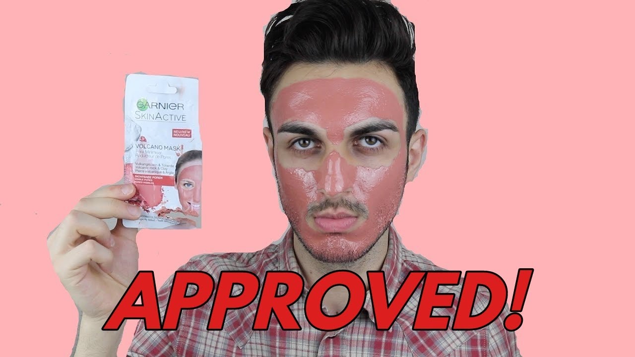TESTING OUT NEW GARNIER VOLCANO MASK - YouTube