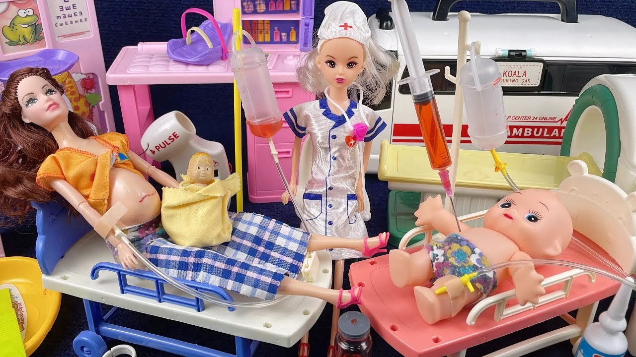 7 Minutes Satisfying with Unboxing Doctor Toy, Ambulance Toys Review ...